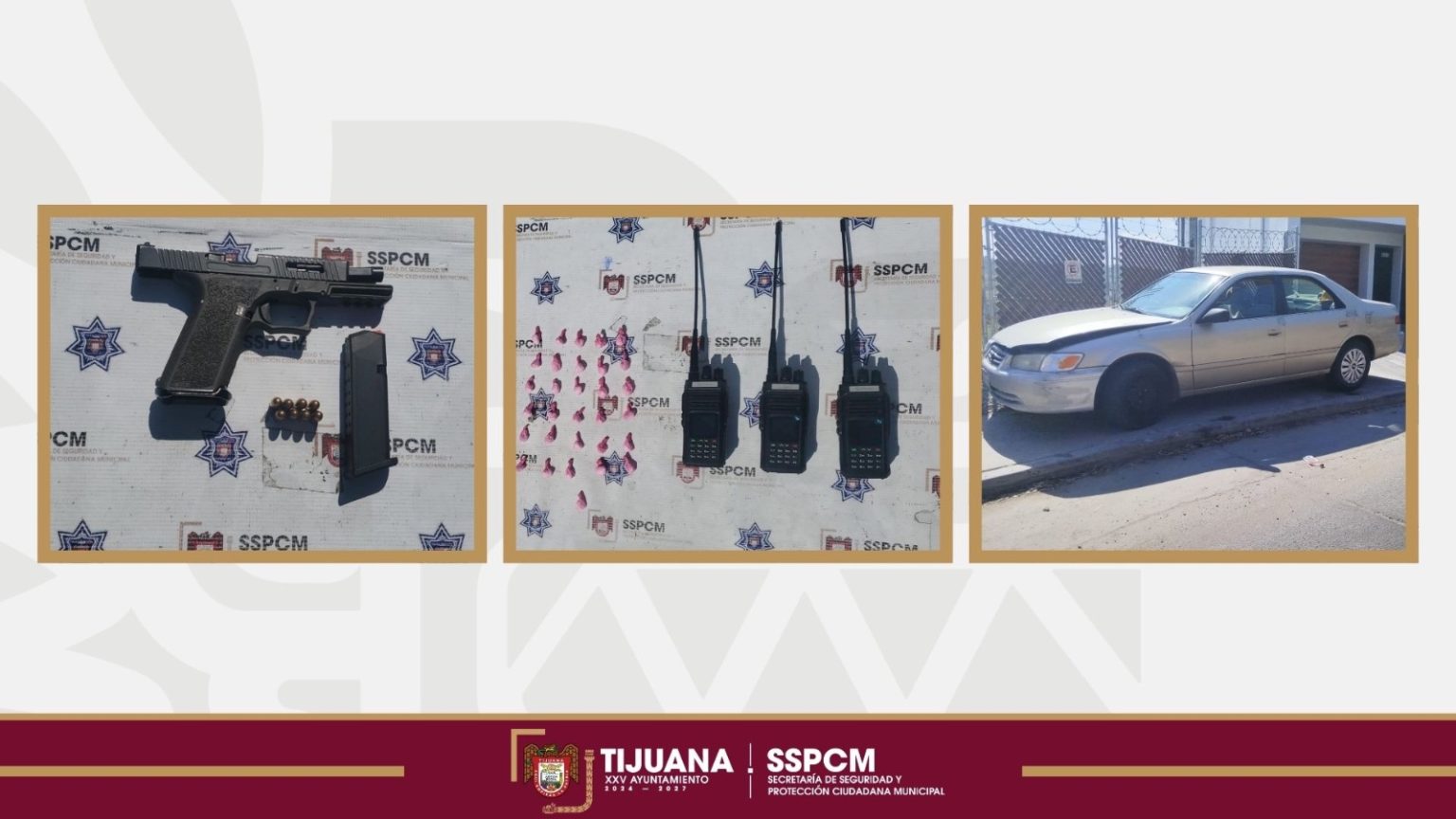 Arrestan a salvadoreño con equipo prohibido en Tijuana - Tijuana